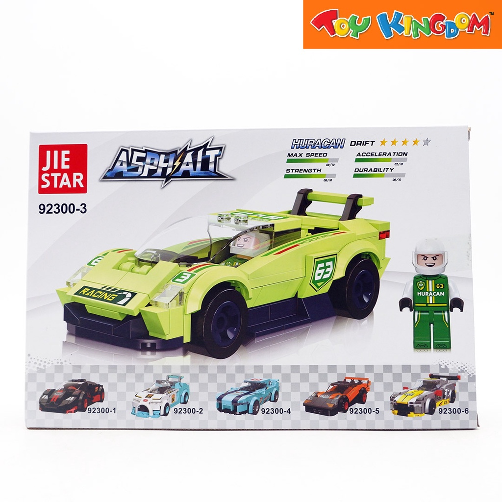 Jie Star Blocks Asphalt Huracan 173 pcs Building Blocks | Shopee ...