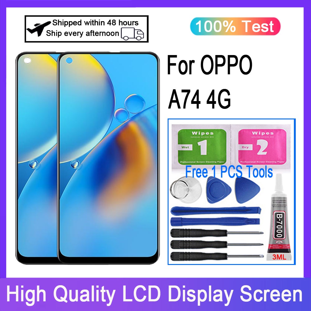 For OPPO A74 CHP2219 LCD Display Touch Screen Digitizer Replacement | Shopee Philippines