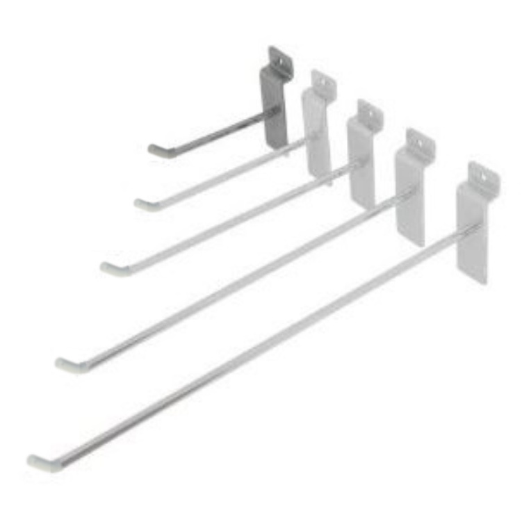 Heavy Duty Flat Slatwall Hook 6"-12" Chrome Hook ( MOHWC ) | Shopee ...