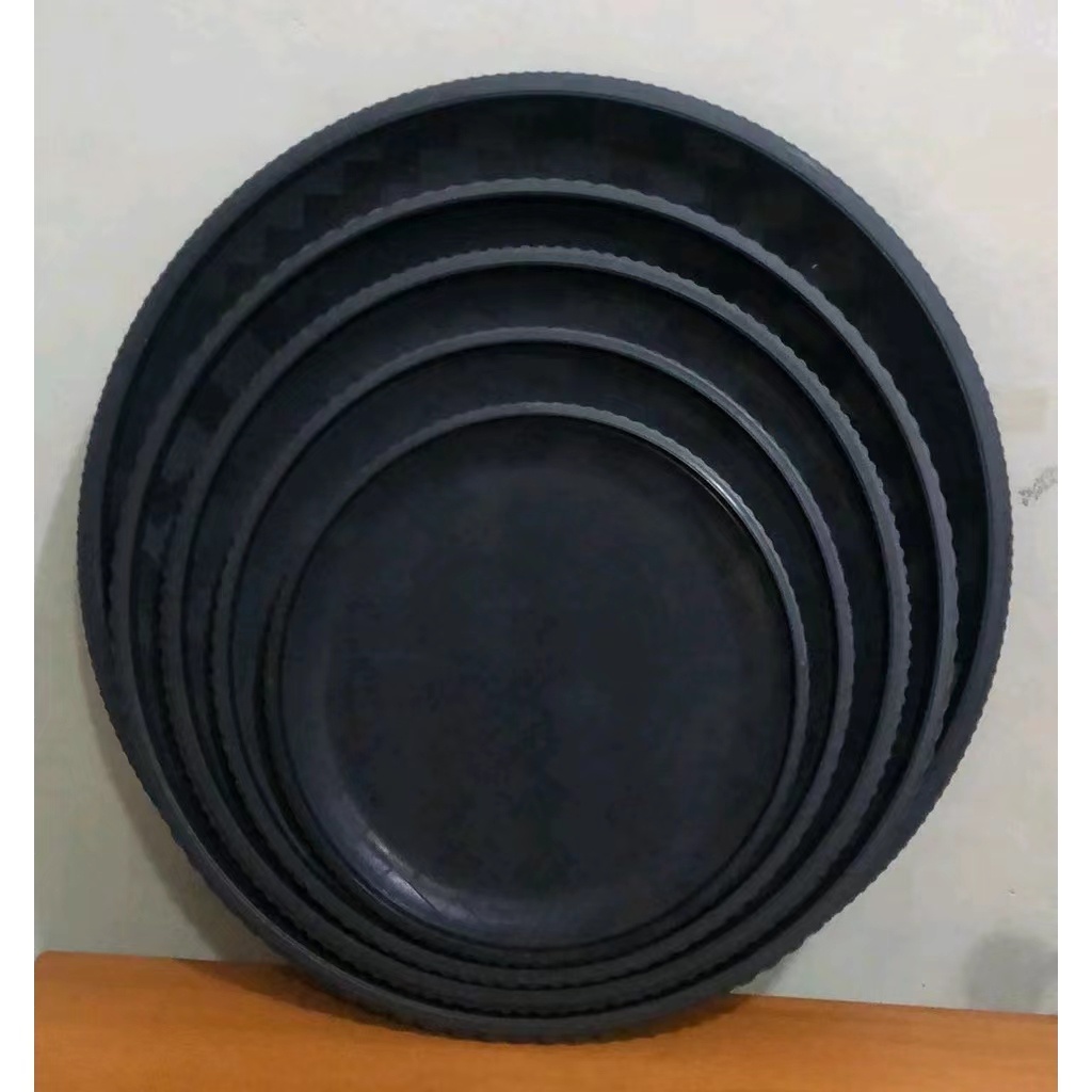 KES 10" 12" 14" 16" 18" Reusable plastic round black bilao COD | Shopee ...