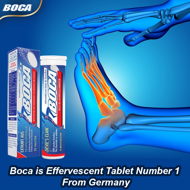 BOCA EFFERVESCENT TABLETS - Boca Osteoarthritis, Boca for joint pain ...