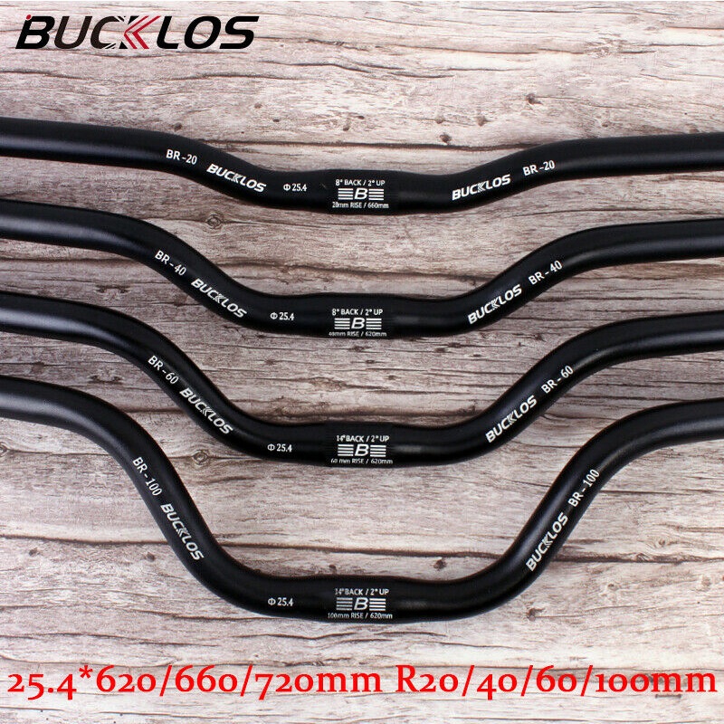 Manila BUCKLOS 25.4mm Handlebar Aluminium Alloy Bike Bar Light Weight ...