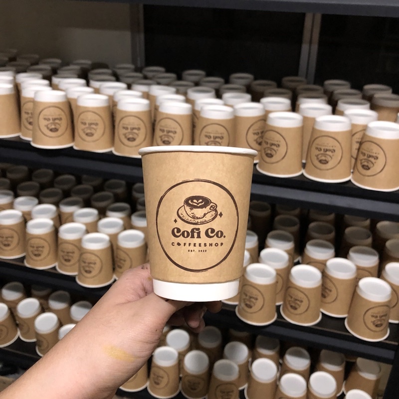 ONE COLOR PRINTED CUPS (COFFEE CUP/PLASTIC CUP/PAPER CUP) | Shopee ...