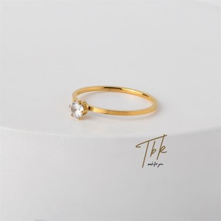 TBK Promise Rings 18k Gold Wedding Ring Accessories for Women ...
