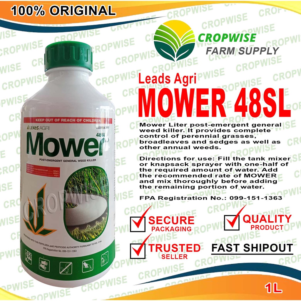 Leads Agri MOWER 48SL LITER Herbicide | Shopee Philippines