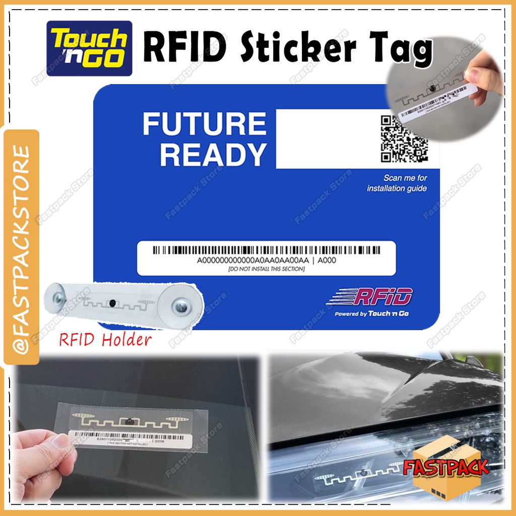 LOCAL Touch ‘n Go Self-Fitment DIY RFID Sticker Tag Local Seller TNG ...