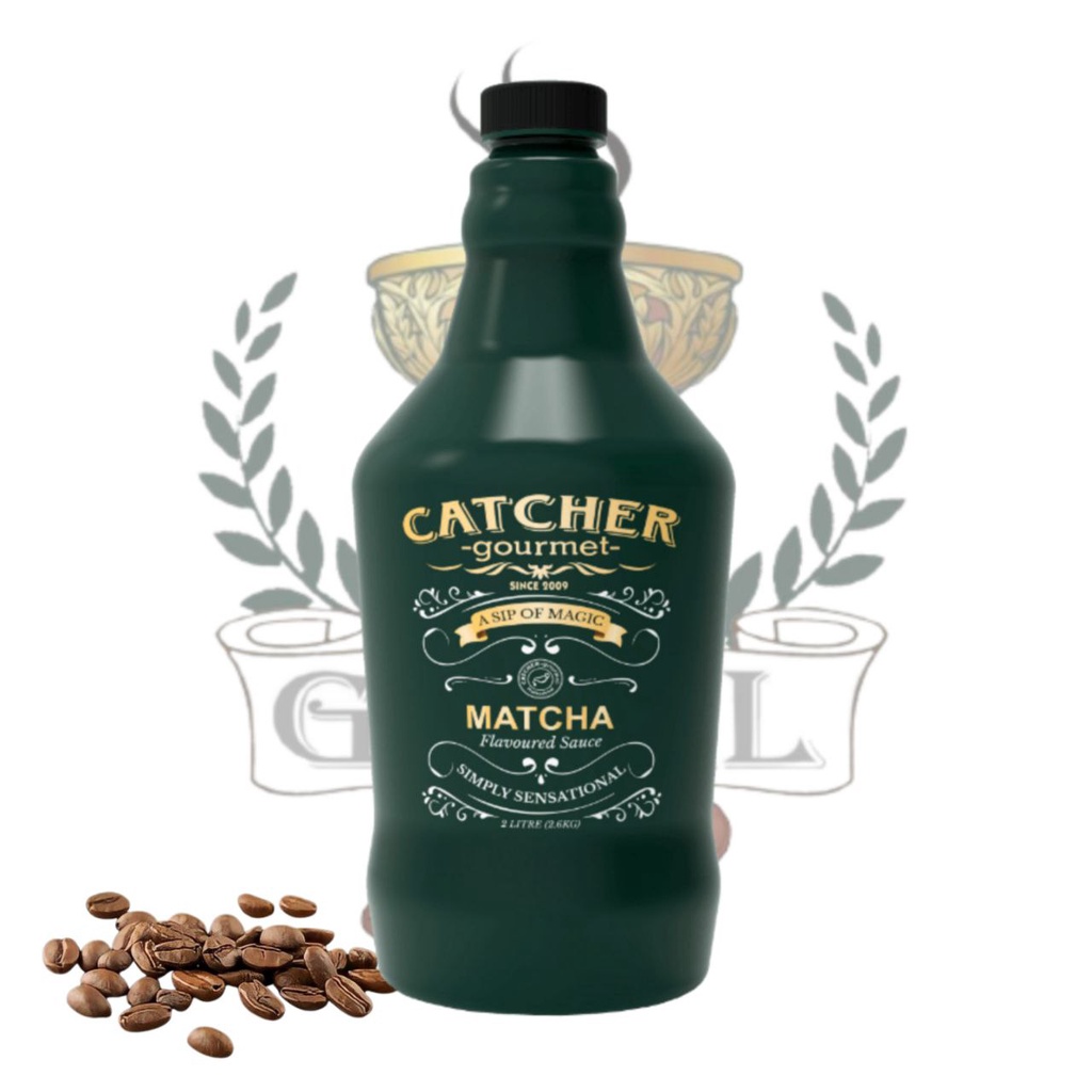 Catcher Gourmet Premium Matcha Sauce 2L – Authentic Green Tea Flavor ...
