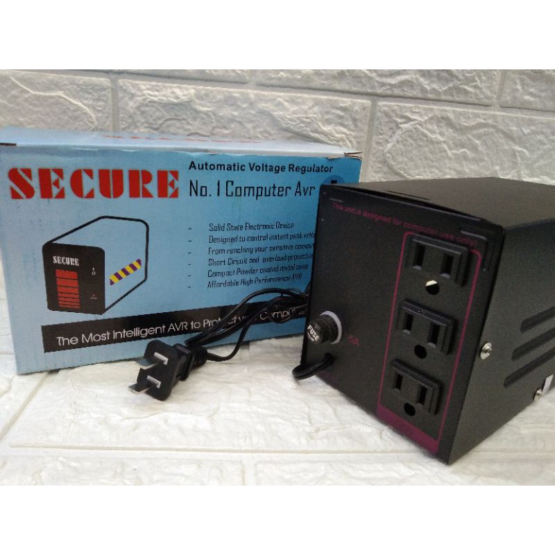 GF23058 SECURE AVR 220V (3GANG) | Shopee Philippines