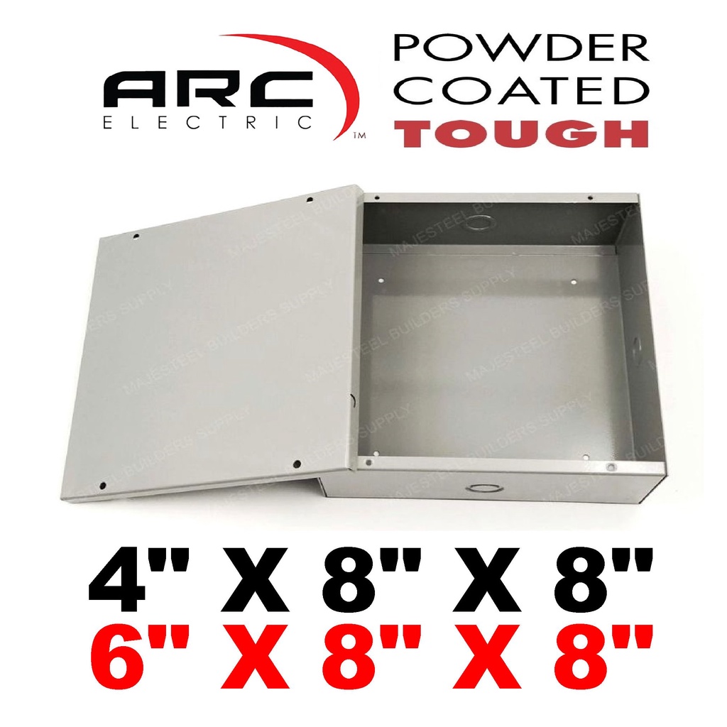 PULL BOX ELECTRICAL #18 MAKAPAL HEAVY DUTY 8 X 8 ABC BRAND | Shopee ...