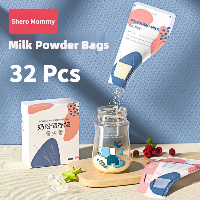 32 Pcs Milk Powder Pocket Moisture-proof Infant Snack Food Storage Bags ...