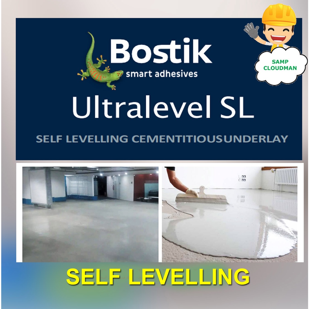 Bostik Ultralevel SL Self Levelling Cementitious Underlay 20kg Non ...