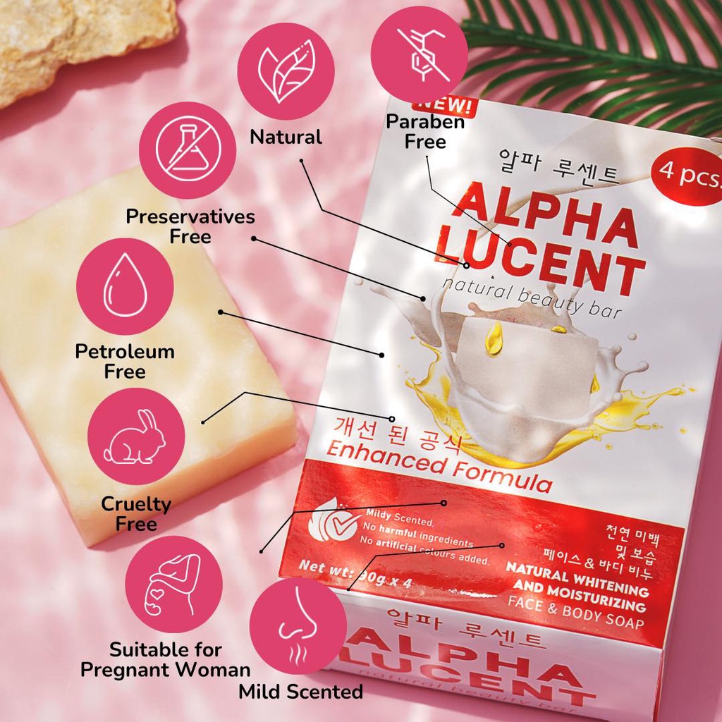 ALPHA LUCENT SOAP BEAUTY BAR | Shopee Philippines