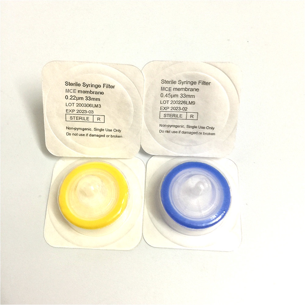 Syringe-driven Filter Unit 33 mm Sterile Syringe Filter Pore Size 0.45 ...