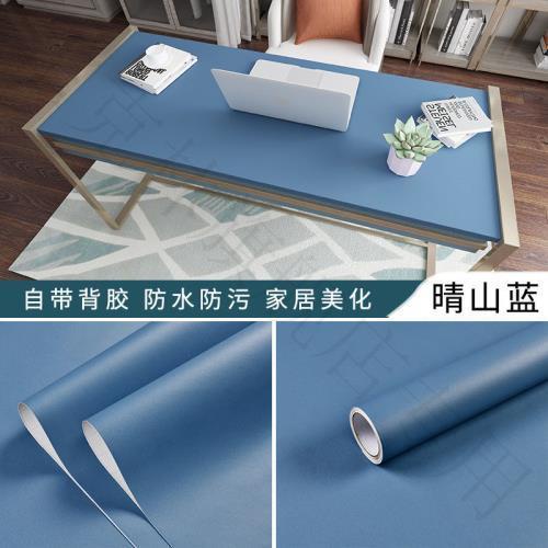2M Self-adhesive Desk Sticker Water Proof Oil-proof Wallpaper Table ...