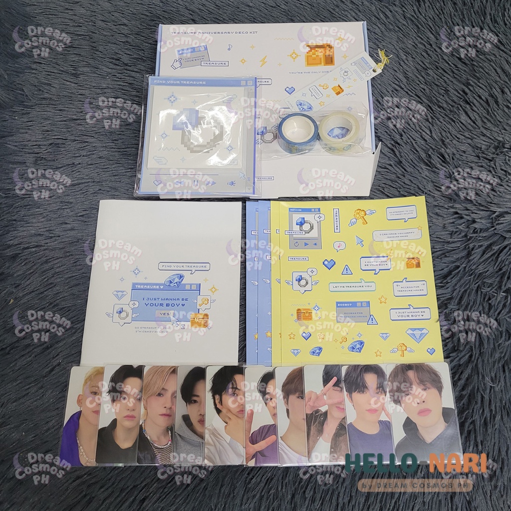 [UNSEALED] TREASURE 2022 Anniversary Deco Kit | Shopee Philippines
