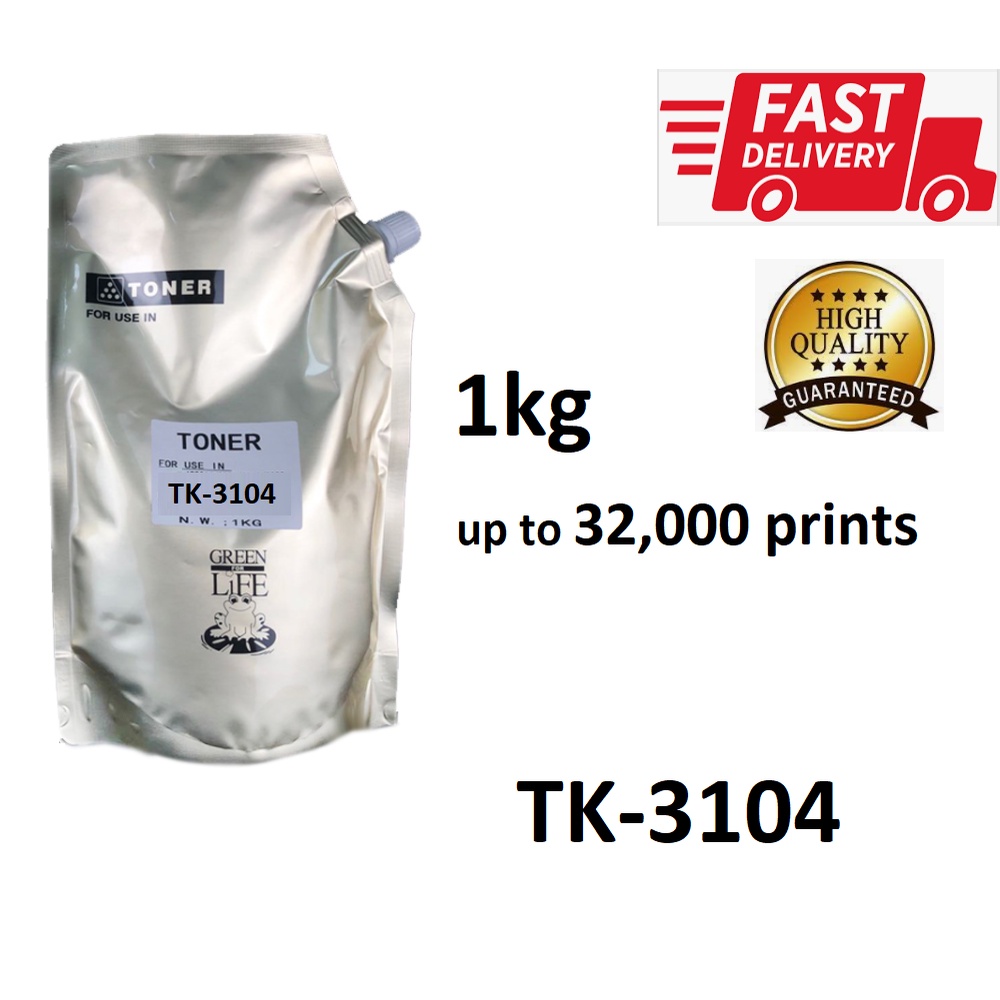 1kg refill TK-3104 toner for Kyocera Ecosys M3040DN M3040IDN TK3104 ...