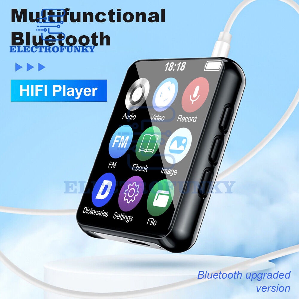 《IN STOCK》Bluetooth MP4 Player Touch Screen Walkman Music Player ...