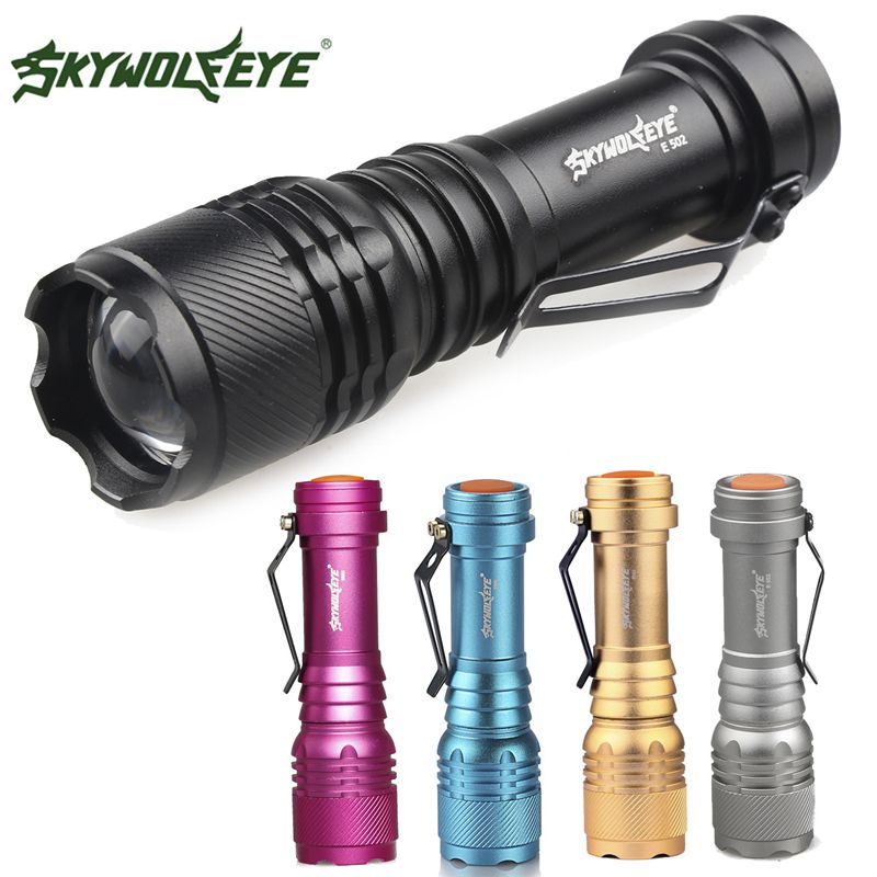 Skywolfeye E502 Flashlight CREE XPE LED 300lumen Camping Hiking ...