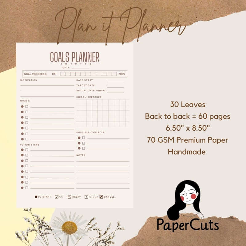 Daily Planner, Productivity Planner, Goal Planner, 2023 PLAN IT ...