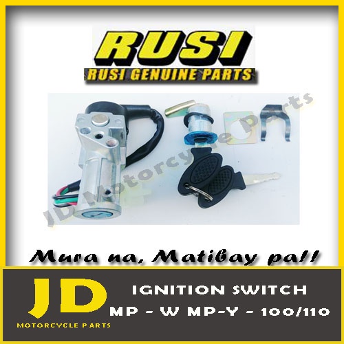 RUSI IGNITION SWITCH MP - W / MP - Y 100 / 110 | Shopee Philippines