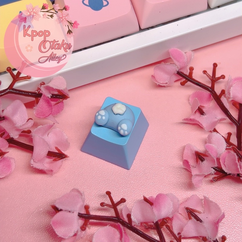 Mini Character Head & Bum Artisan Keycap | Kpop Otaku Alley Keycaps ...
