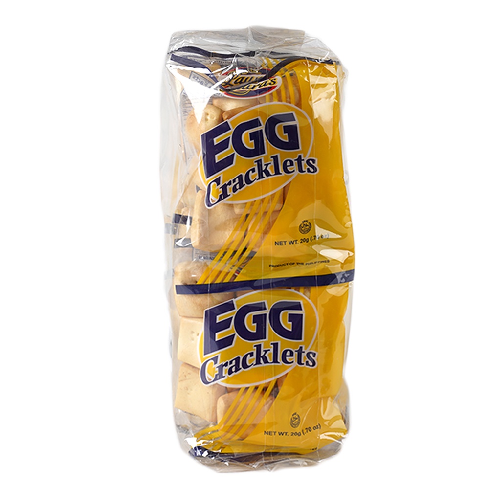 Laura"s Egg Cracklet Original 20gx10s | Shopee Philippines
