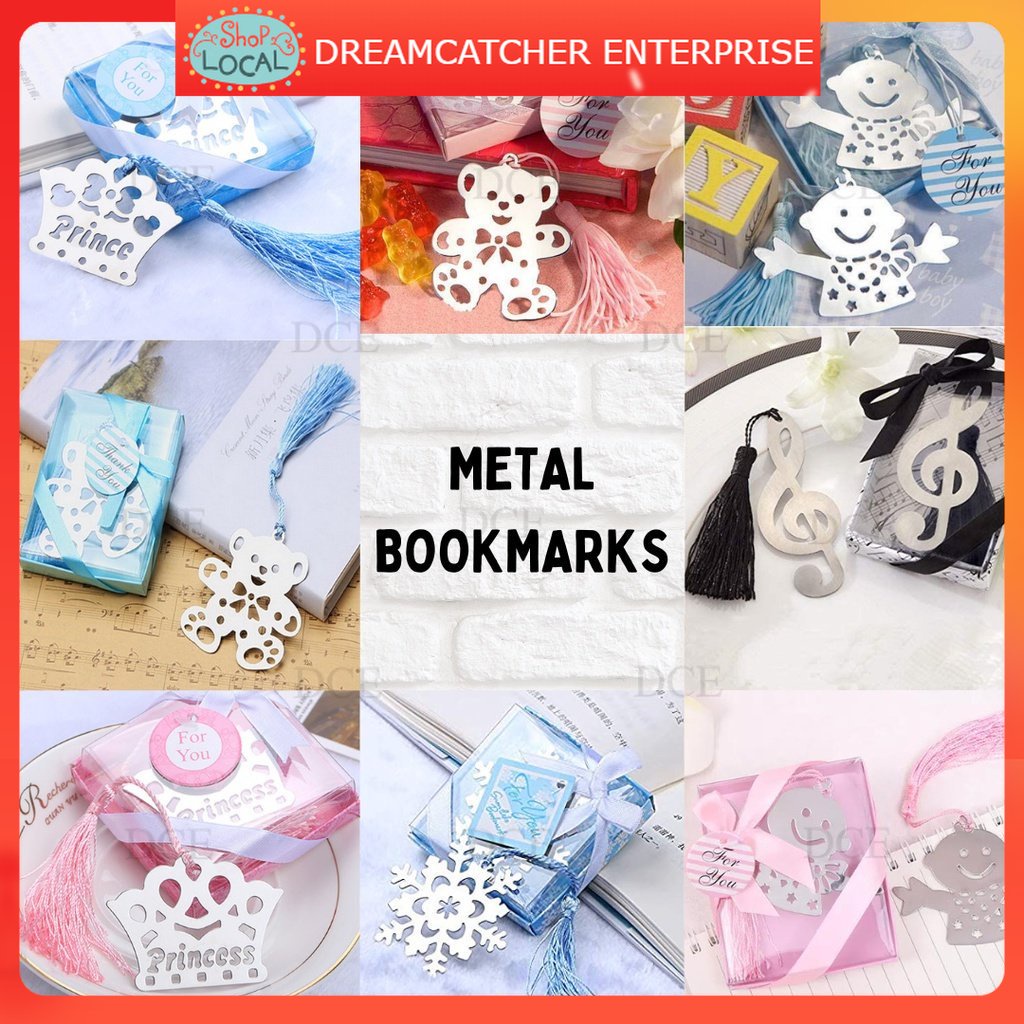 Elegant Metal Bookmark – Stylish Gift for Book Lovers, Wedding ...