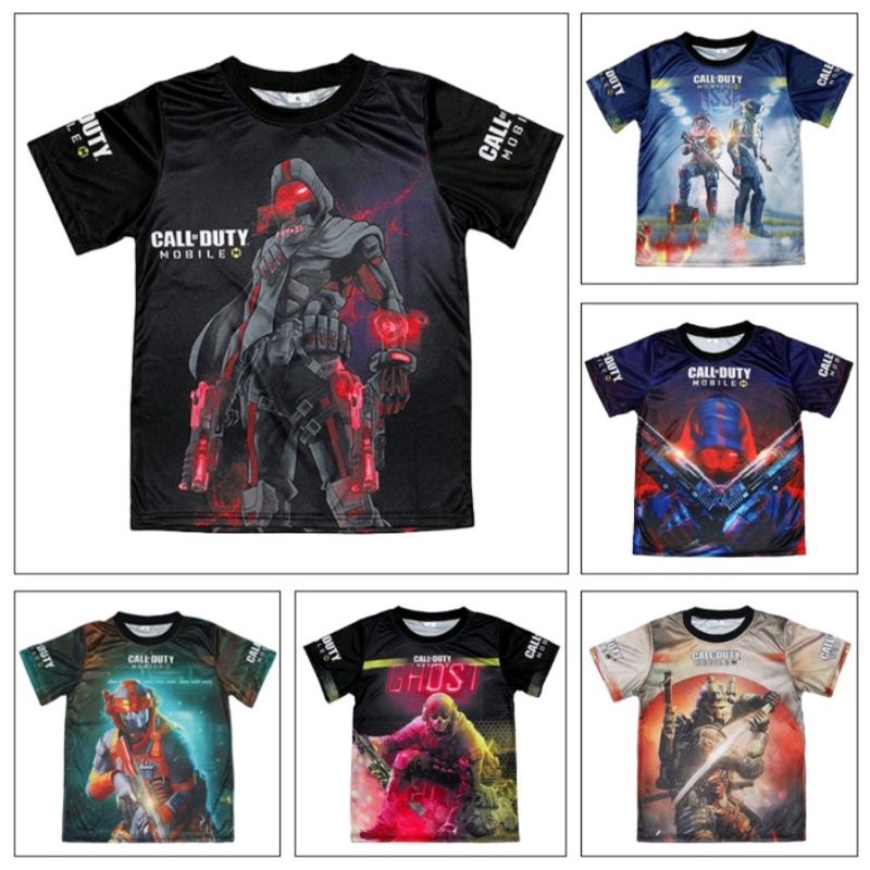 CALL OF DUTY for kids tshirt printed game character for (5-12 years old ...