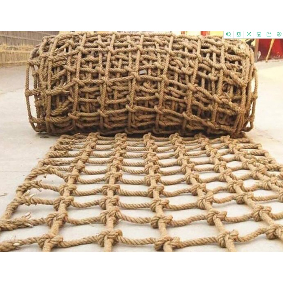 Hemp Rope Grid Decorative Net Ceiling Partition Hanging Photo Climbing ...