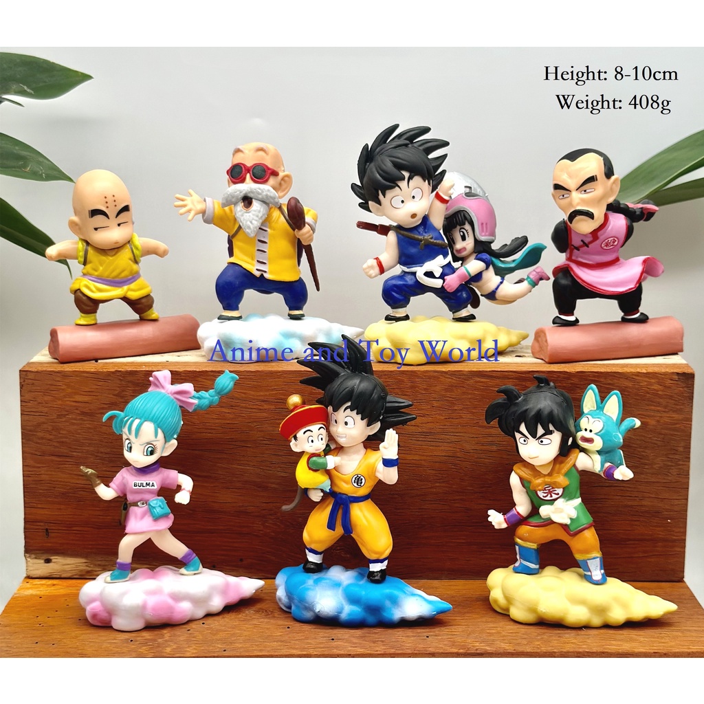 Dragon Ball Z DBZ Goku Gohan Chibi Krillin Master Roshi With Flying ...