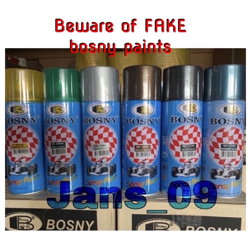 Bosny METALLIC Colors Spray 300g | Shopee Philippines
