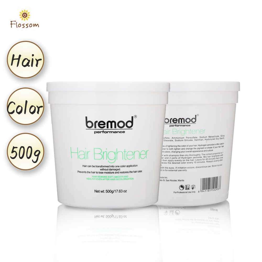 Bremod Brightener Bleaching Powder Hair Bleach White Salon Styling Dyed ...