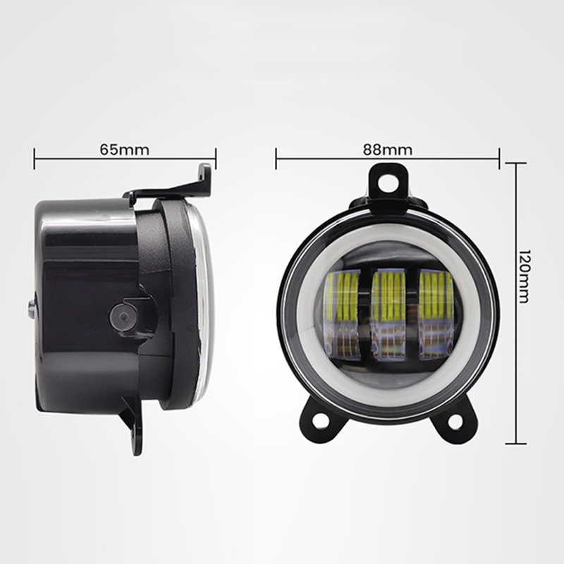 [In stock high quality]4 Inch 3.5Inch LED Fog Lights 60W Amber Yellow ...