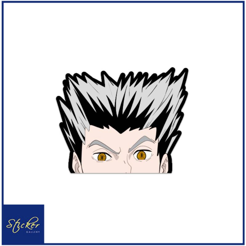 BOKUTO HAIKYUU ANIME PEEKER Waterproof Sticker | Shopee Philippines