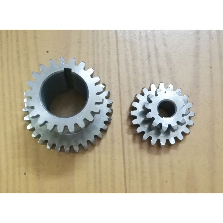 2pcs/set Teeth T29xT21 / T20xT12 Dual Dears Metal Lathe Gears double ...