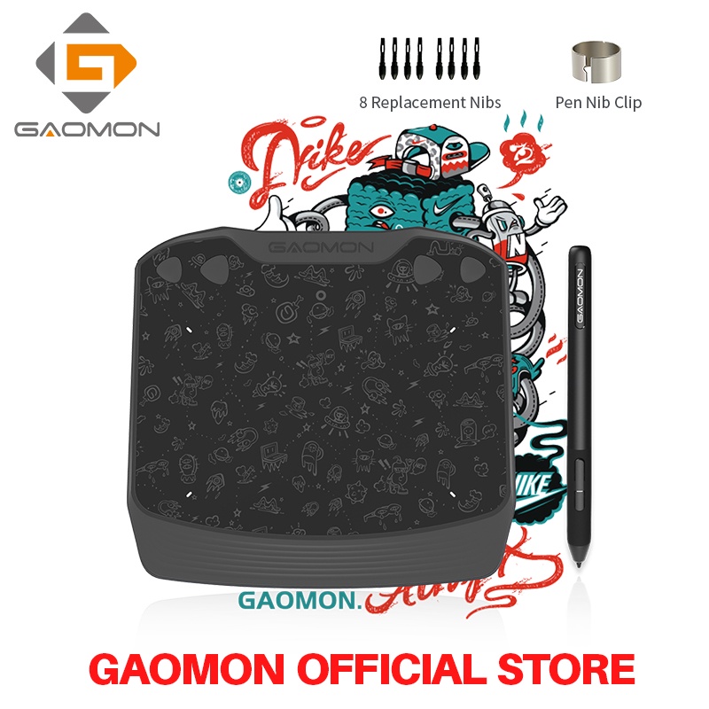 GAOMON S630 Graphics Drawing Tablet 8192 level pen pressure with 4 ...