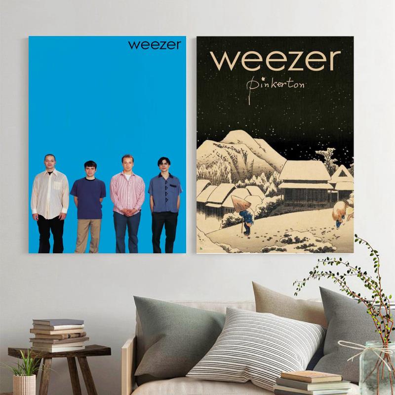 weezer Singer Canvas Art Poster and Wall Art Picture Print Modern ...