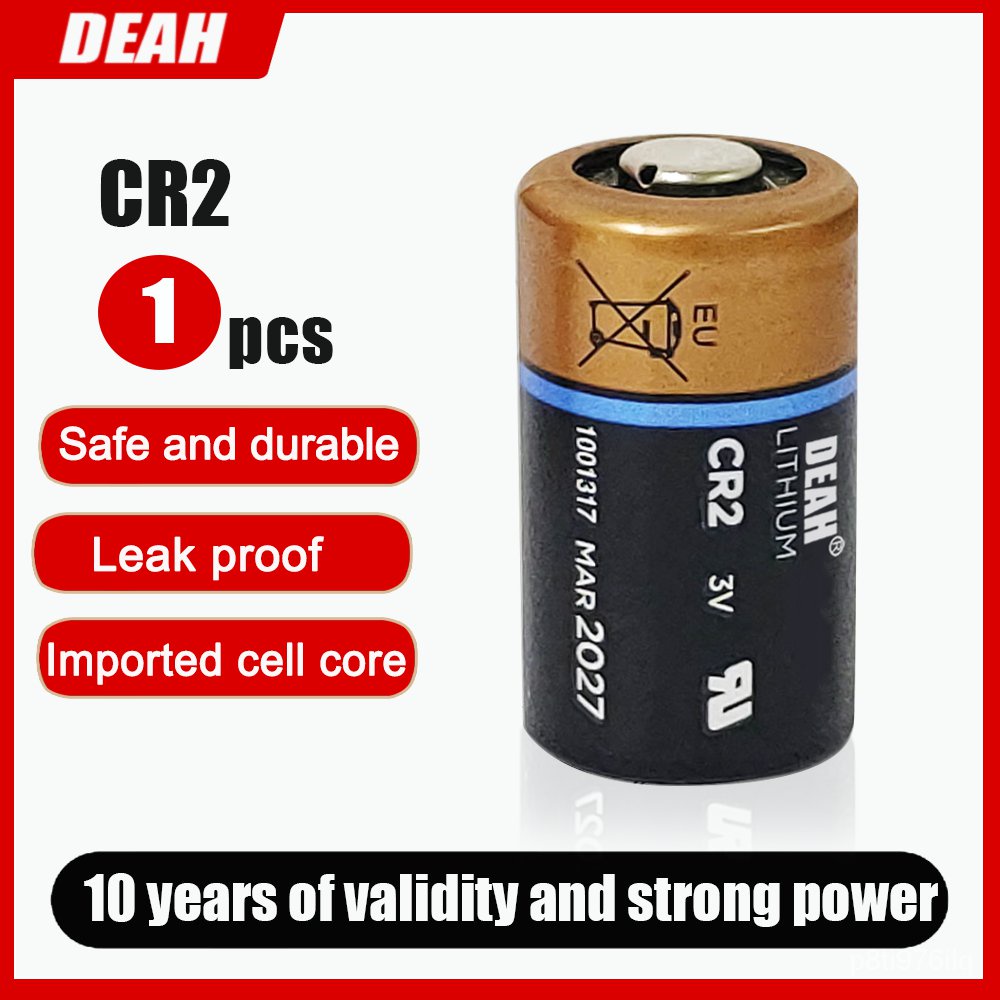 1PCS CR2 CR15H270 CR15266 DLCR2 ELCR2 3V Lithium Battery For Camera Flashlight Meter Medical ...