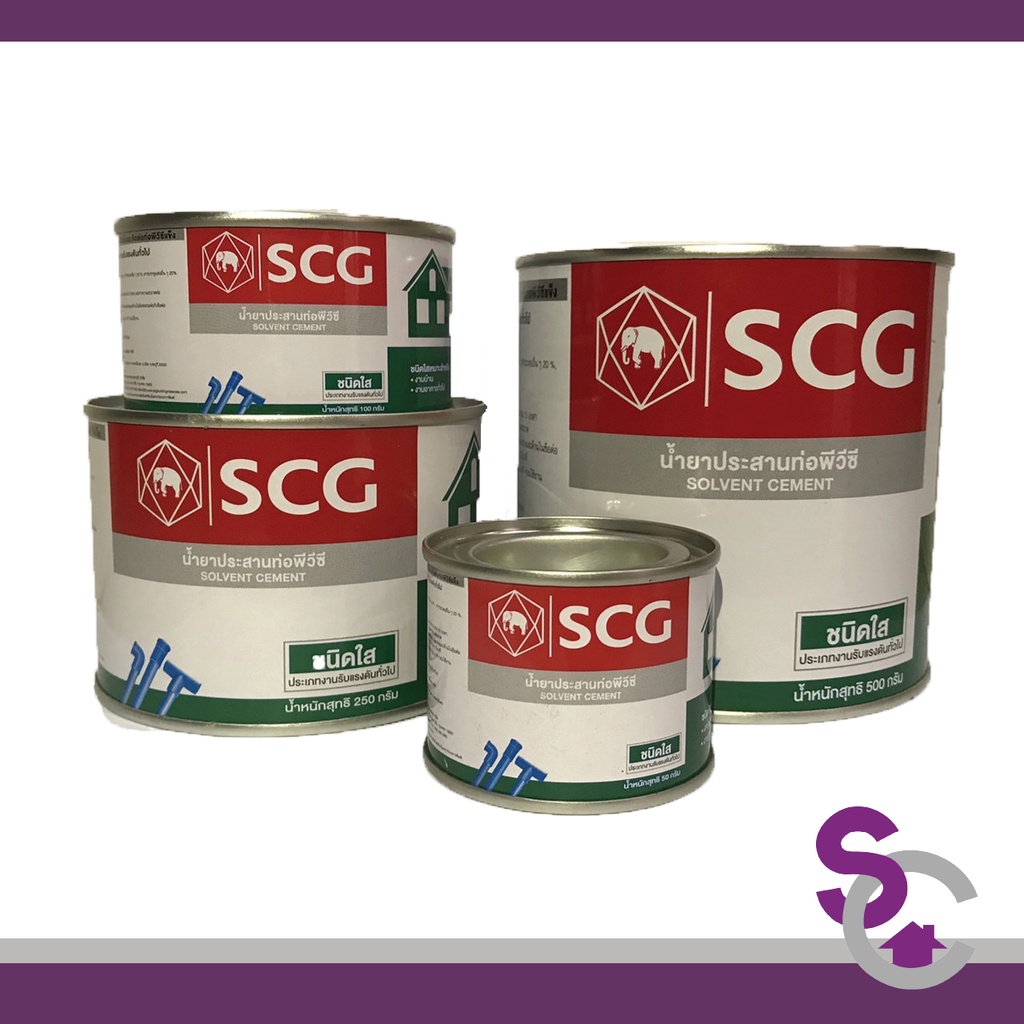 SCG PVC Pipe Brazing Adhesive Solder Paste Clear Type | Shopee Philippines