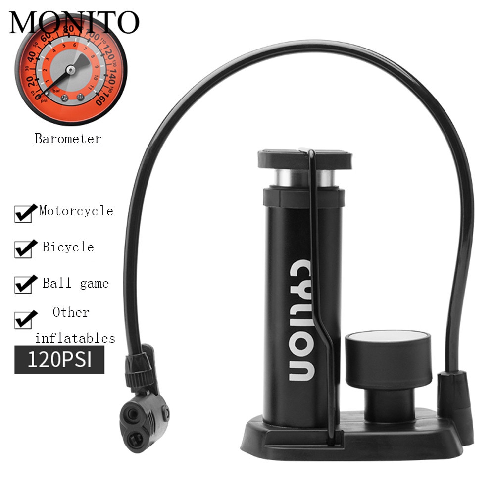 Motorcycles Inflatable Pump Moto Foot Air Portable Mini Tire Inflator ...