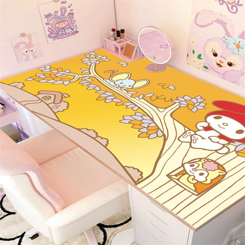 PVC Cartoon Pattern Desk Mat Children Student Study Writing Waterproof ...