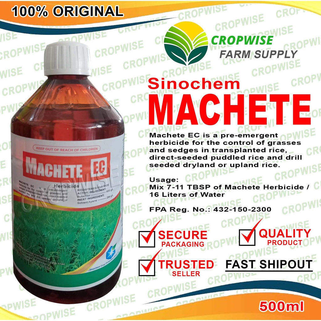 Sinochem MACHETE EC Herbicide | Shopee Philippines