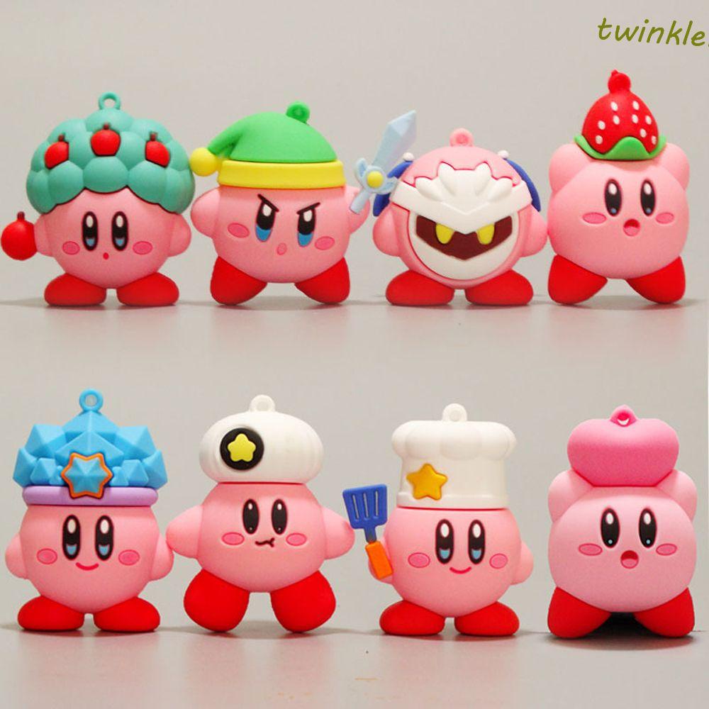 TWINKLE1 Star Kirby Action Figure Kids Gifts Model Toys Cartoon PVC ...