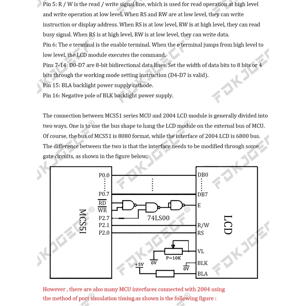 LCD2004 IIC/I2C LCD Display Monitor 2004 20X4 5V Character Blue / Green ...
