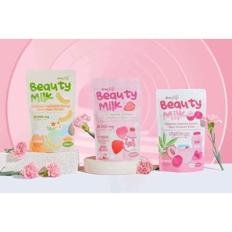 DEAR FACE BEAUTY MILK DRINK | Shopee Philippines