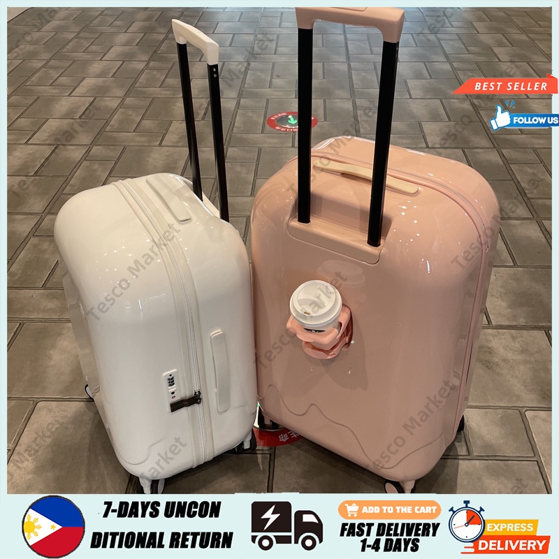 20/26/28" USB Charging Luggage Suitcase Travel Bag With Cup Holder Tsa ...