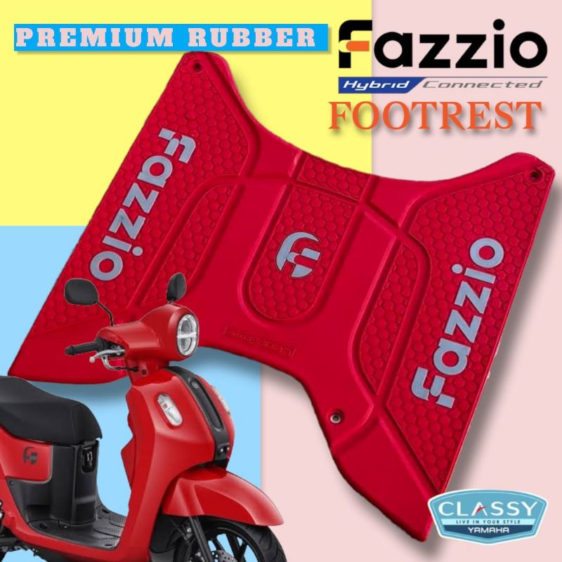 Fazzio Carpet yamaha Fazzio 125 2022 Premium Footrest | Shopee Philippines