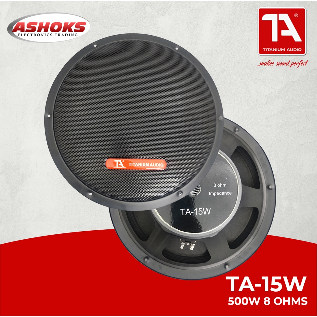 Titanium Audio TA 15W / 15 inch Woofer / 500W / Woofer Speaker / Gt 15W ...