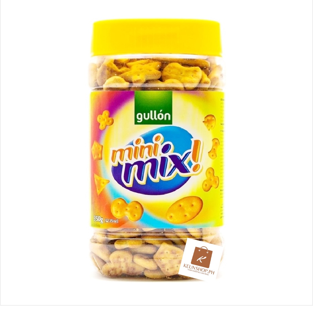 Gullon Mini Mix Crackers in Jar -350g | Shopee Philippines