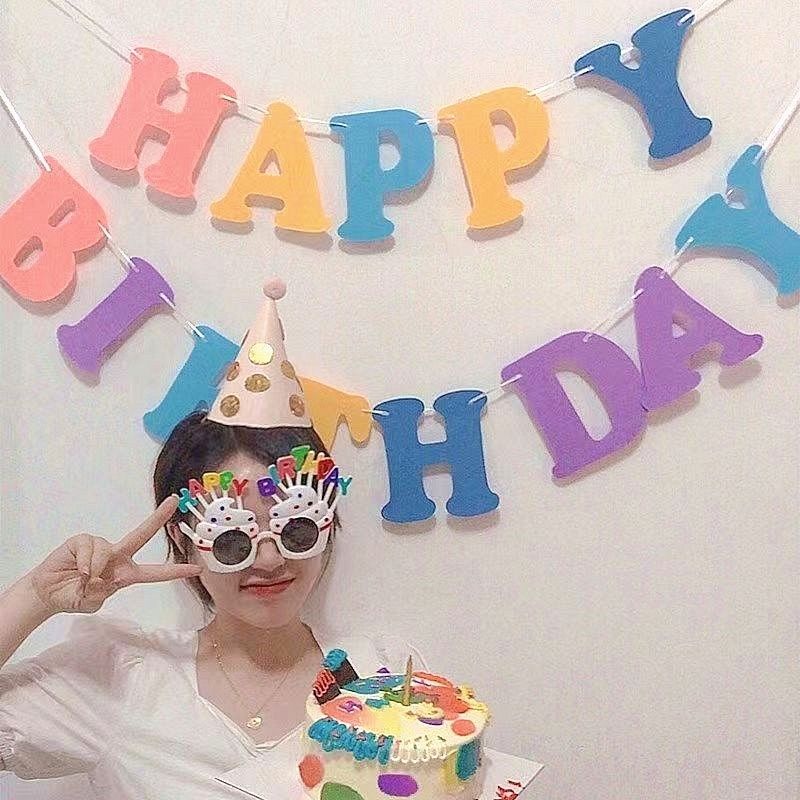 HAPPY BIRTHDAY Bunting Script Banner | Shopee Philippines